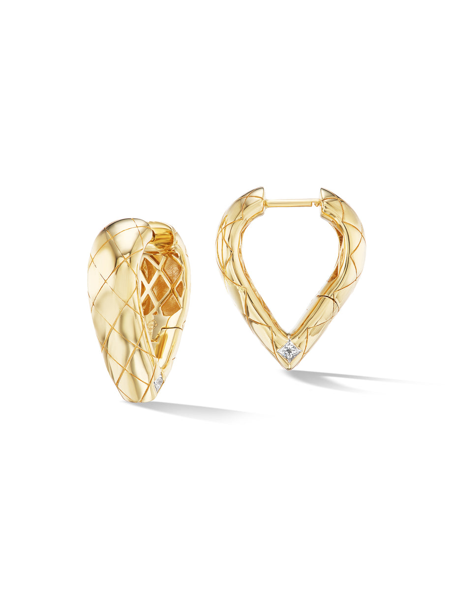 Bliss Gold Hoops – Orly Marcel